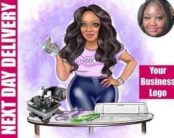 Business Logo Portrait, Crafter Logo Design, Cartoon Logo, Custom Logo ...