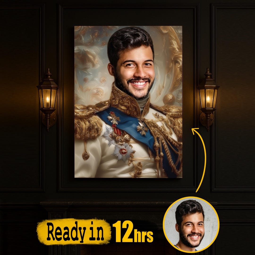 Renaissance Royal Portrait - Painting From Photo, Christmas Gift ...