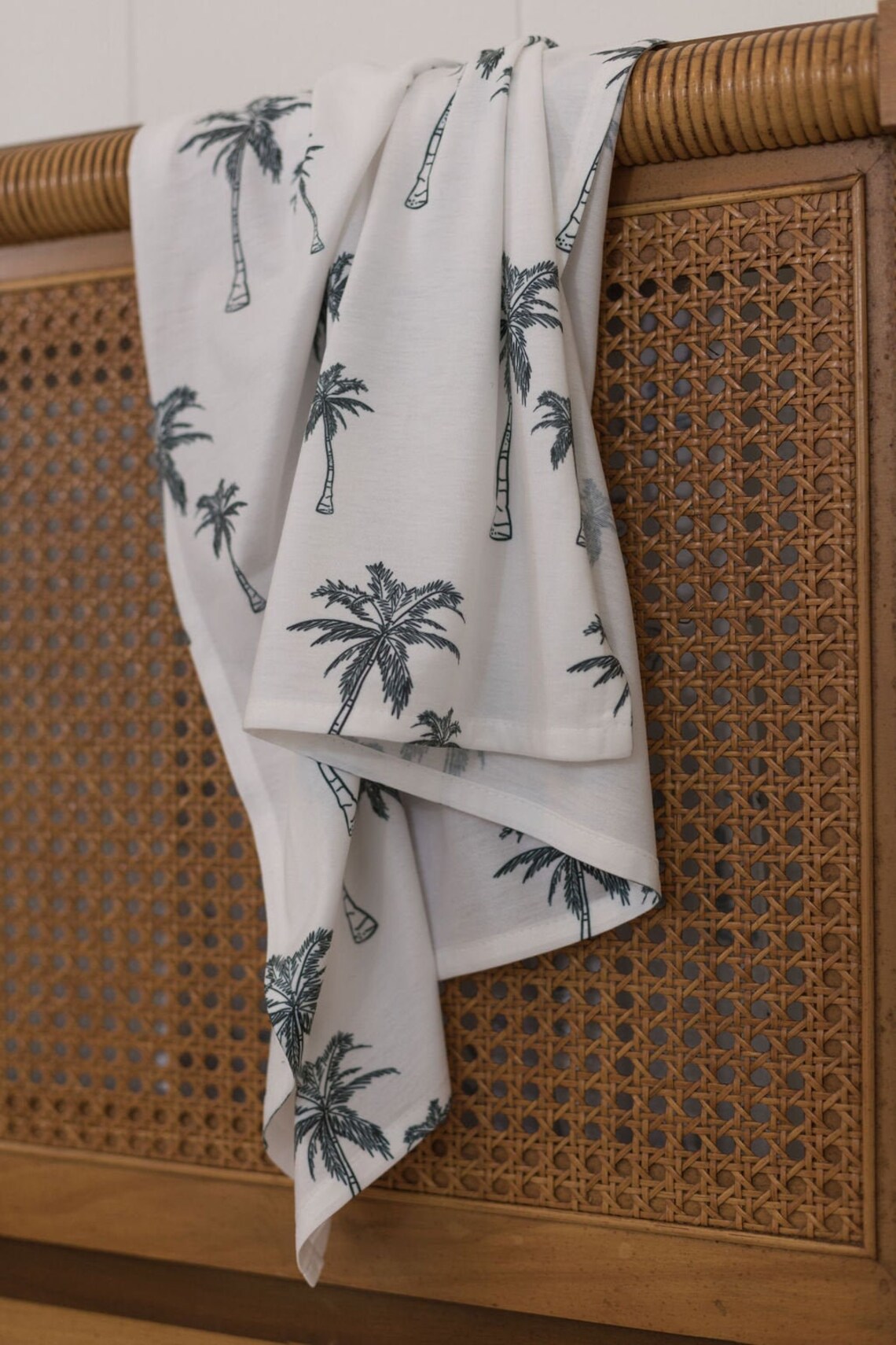 Palm Tree Baby Blanket Black and White Palm Tree Blanket - Etsy
