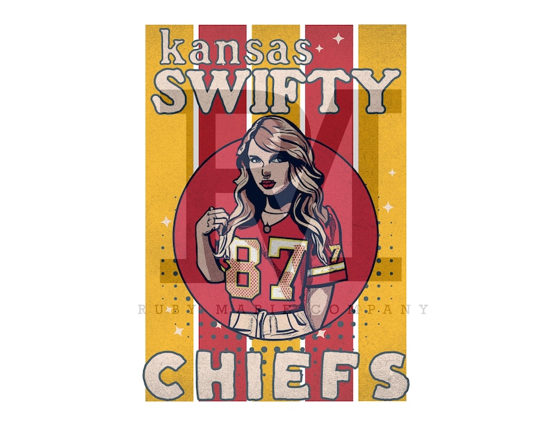 Kansas Swifty Chiefs Instant Digital Download T-shirt Design, SVG and PNG, With a Free Pocket ...