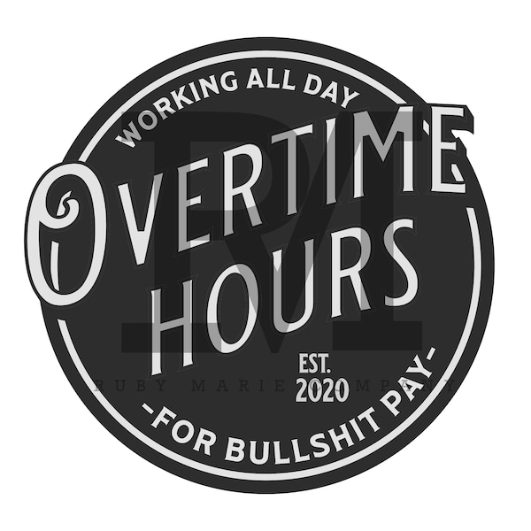 No Overtime Shirt - Etsy
