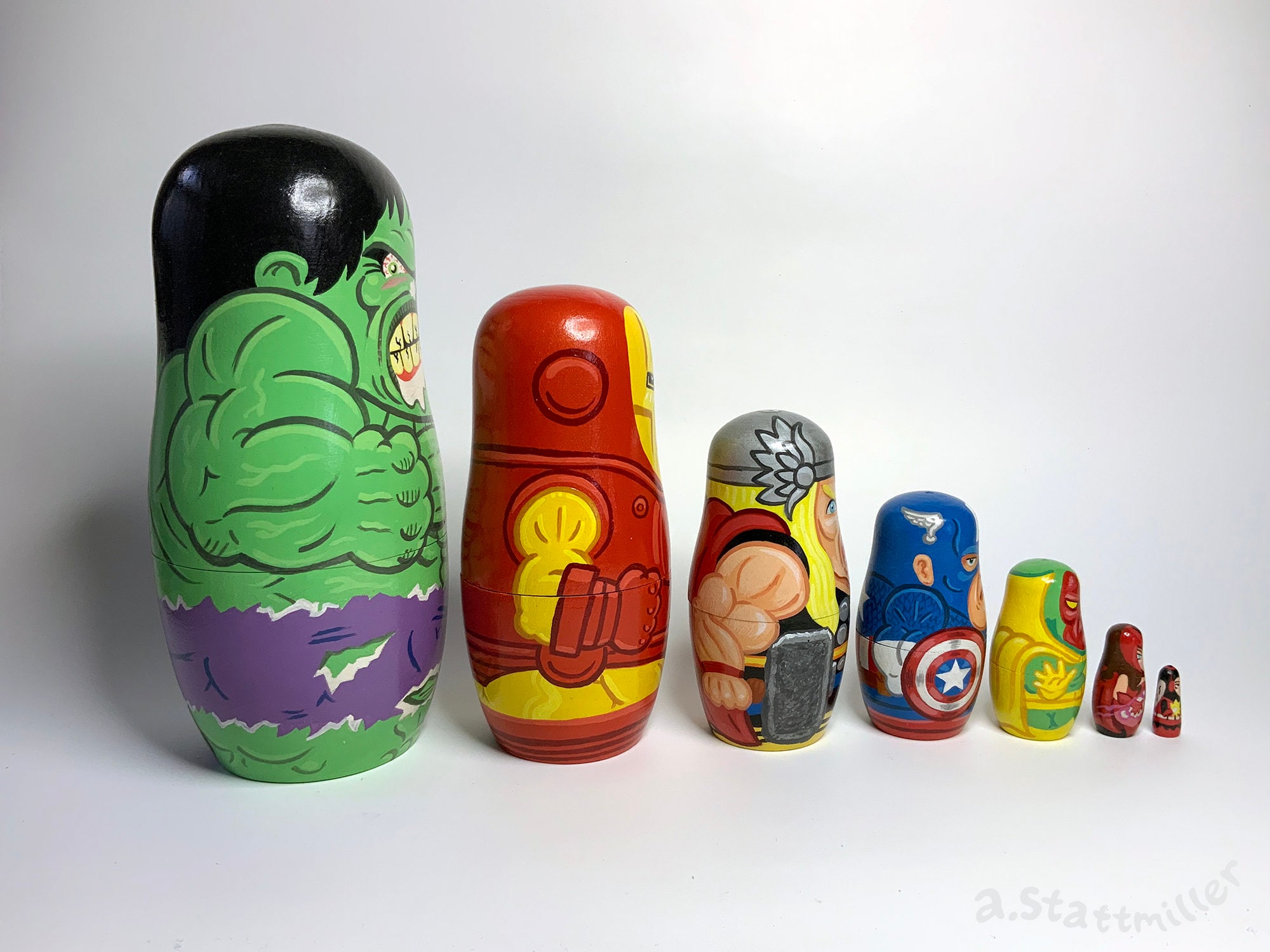 Avengers Nesting Dolls - Etsy
