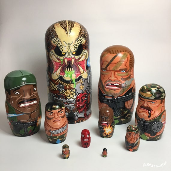 Predator Nesting Dolls - Etsy