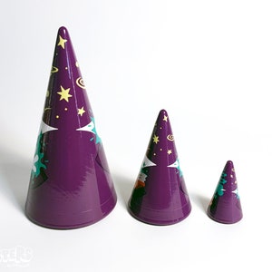 Wizzy! the Wizard Nesting Dolls - Etsy