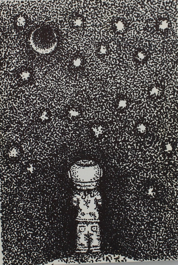 Space Baby Print | Etsy