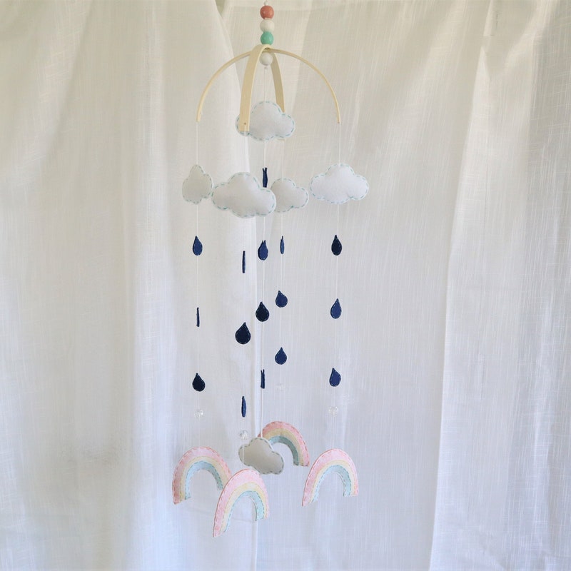 Rain Cloud Mobile - Etsy