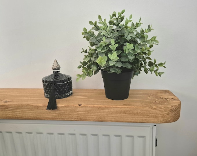 Handmade Radiator Shelf, Made From Solid Wood, Rustic Style ...