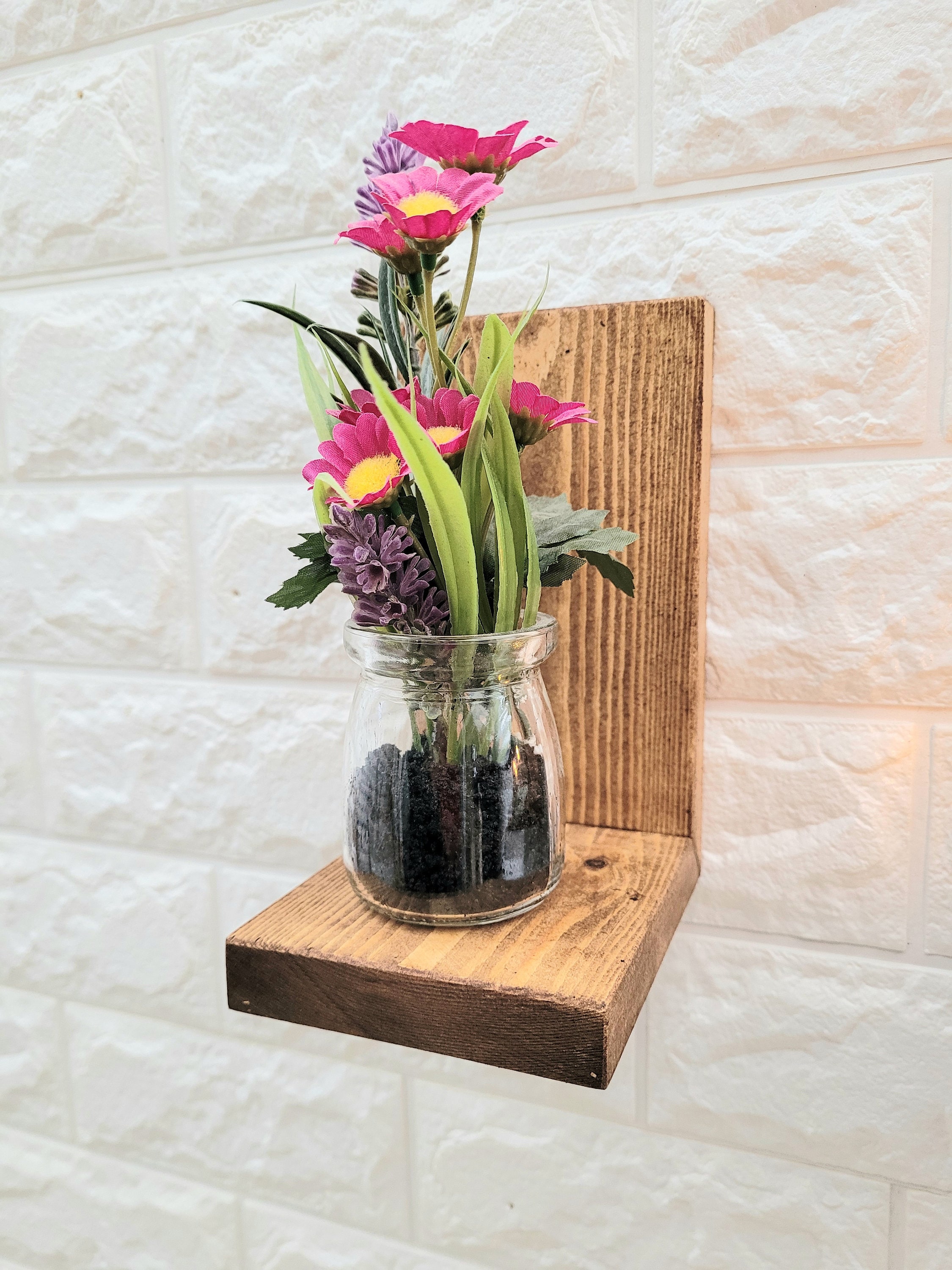 Mini Floating L SHAPE Shelves Handmade Wood Rustic Small Shelf - Etsy UK