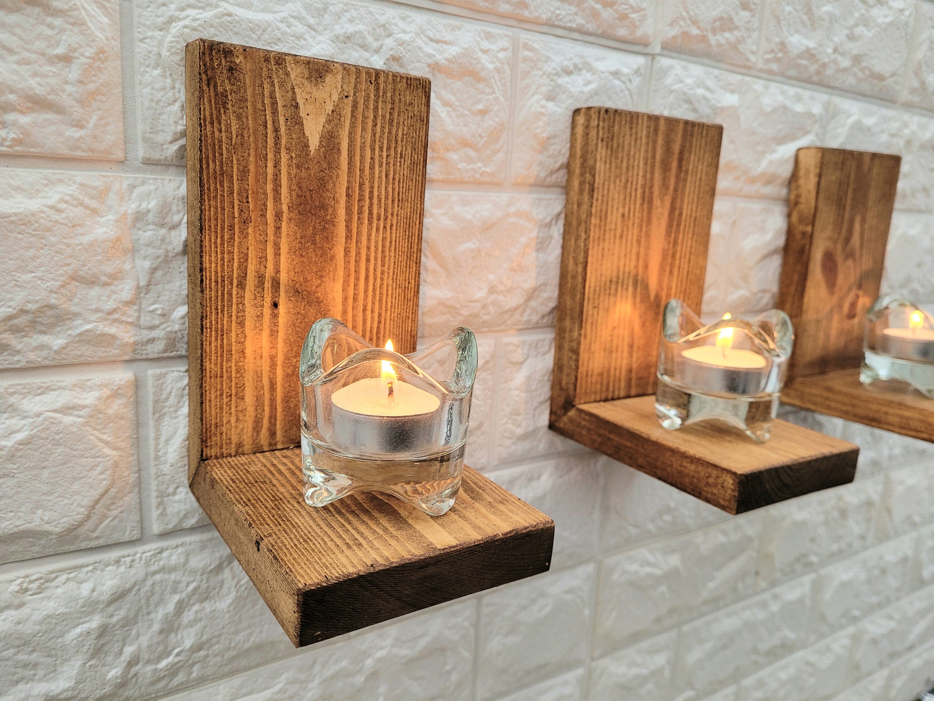 Mini Floating L SHAPE Shelves Handmade Wood Rustic Small Shelf - Etsy UK