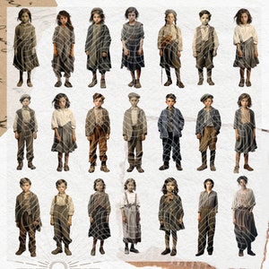 60 Vintage People Portraits Photos, Junk Journal Kit, Ragged People ...