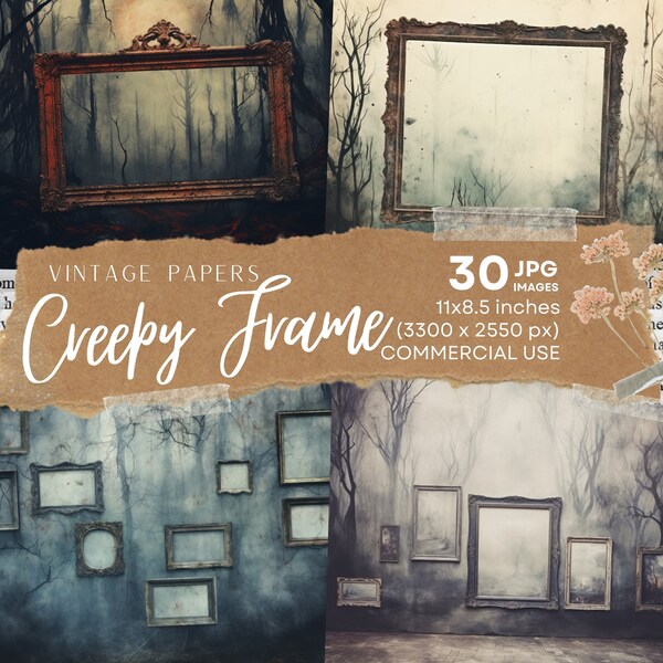 Creepy Paper - Etsy