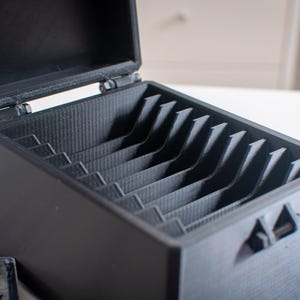 Minidisc Case With Latching Lid | Holds 10 Discs | Storage/holder/box ...