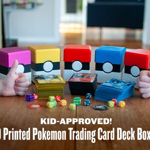 Custom Pokémon Card Deck Box – 60 Sleeved Cards, TCG Storage - Etsy