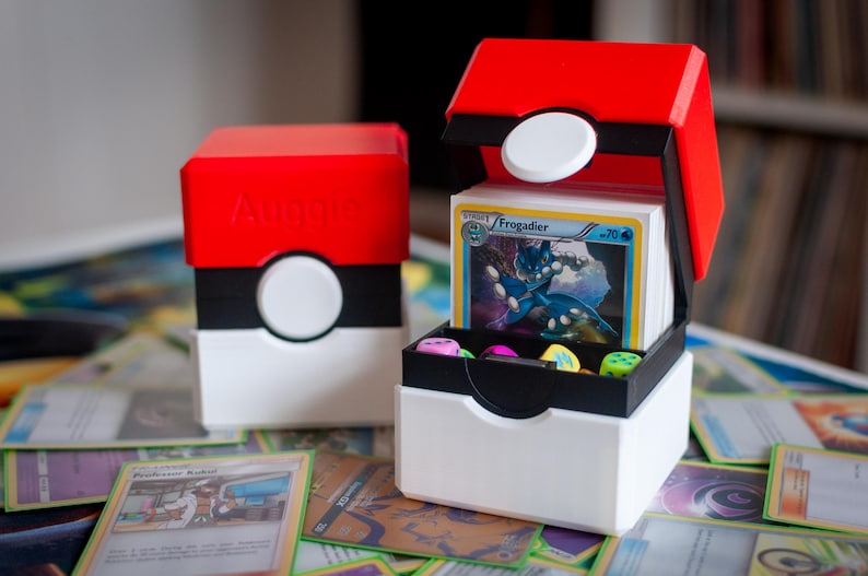 Custom Pokémon Card Deck Box – 60 Sleeved Cards, TCG Storage - Etsy