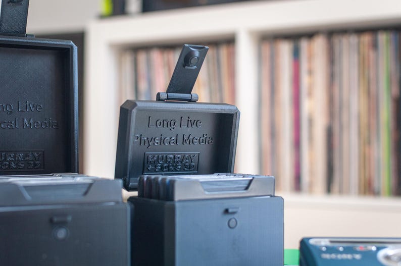 Minidisc Storage Case | Magnetic Latch | 5 or 10 Disc Holder | Handmade ...