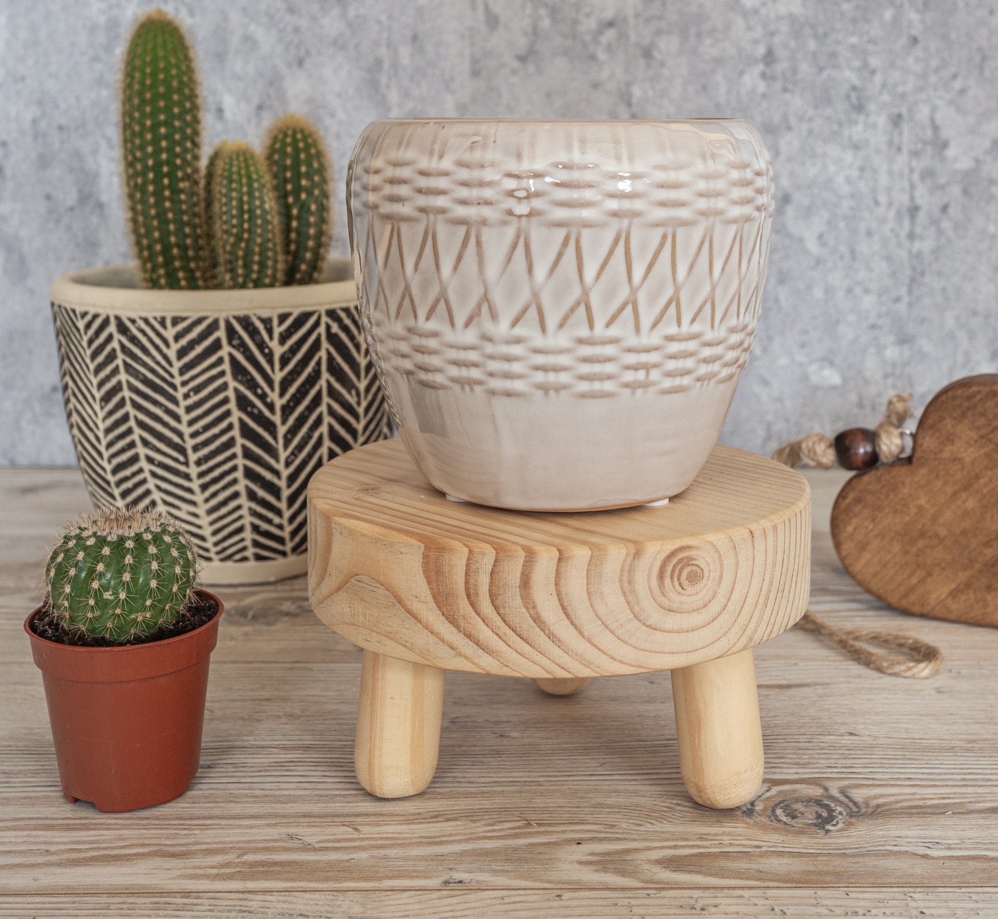 Natural Ceramic Woven Planter Rustic Plant Pot Ceramic Pot | Etsy