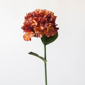 Orange Rust Artificial Hydrangea Faux Hydrangea Centrepieces DIY Floral ...
