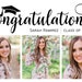 Editable Graduation Poster Board Template, Graduation Sign, Class of ...
