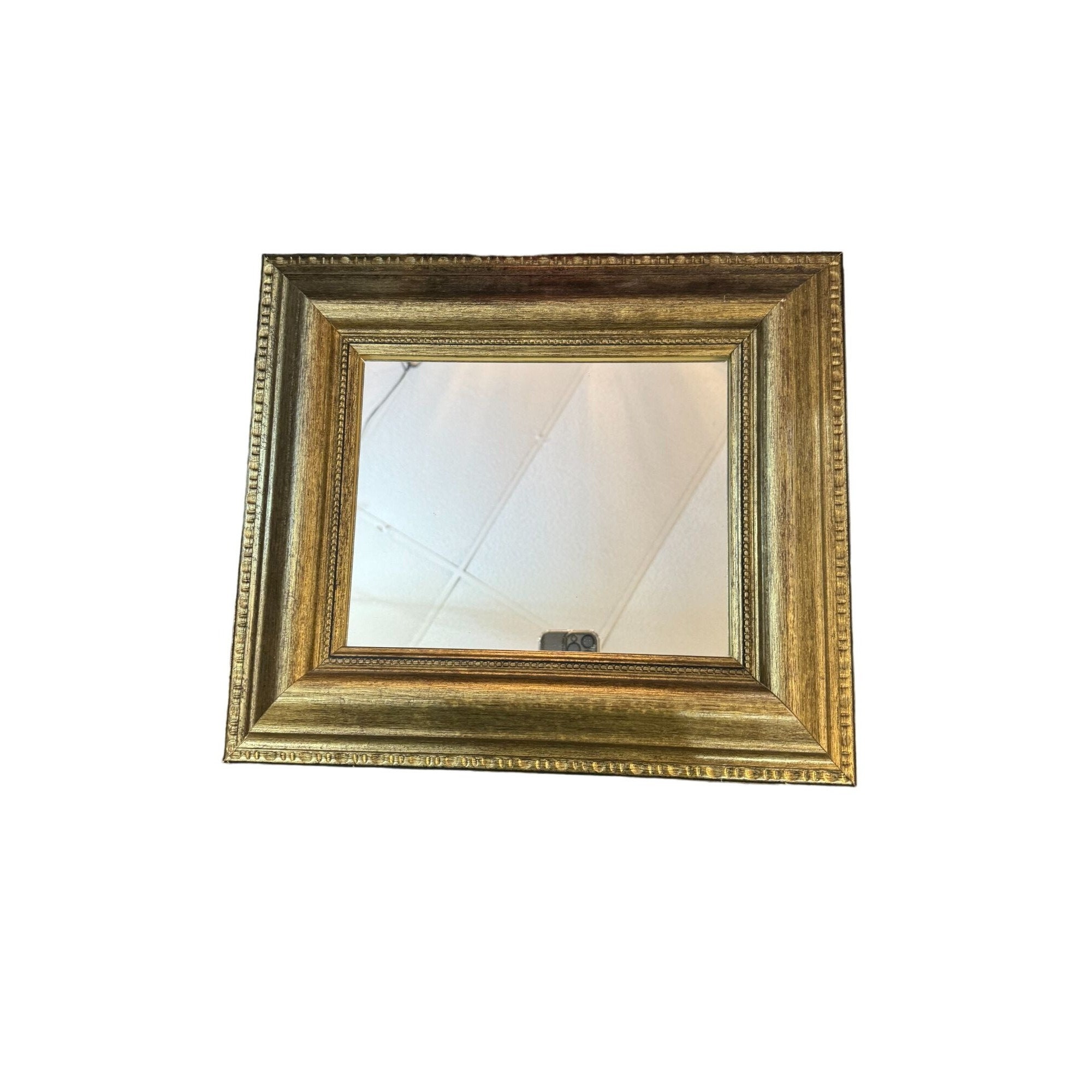 Vintage Gold Ornate Rectangular Mirror With Decorative Frame - Etsy