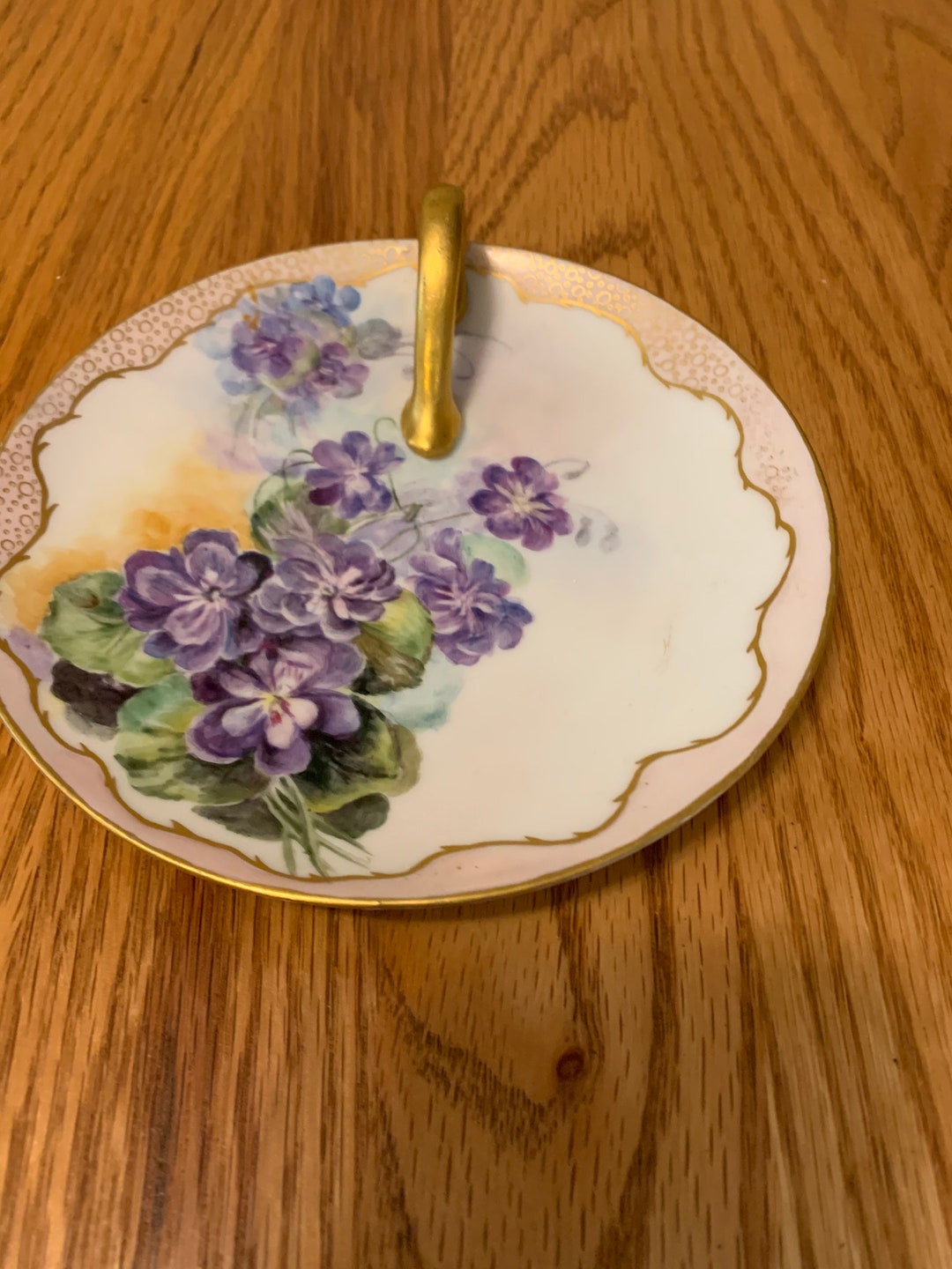 M & Z Austria Hand Painted and Beautiful Floral Pattern Antique Dish - Etsy