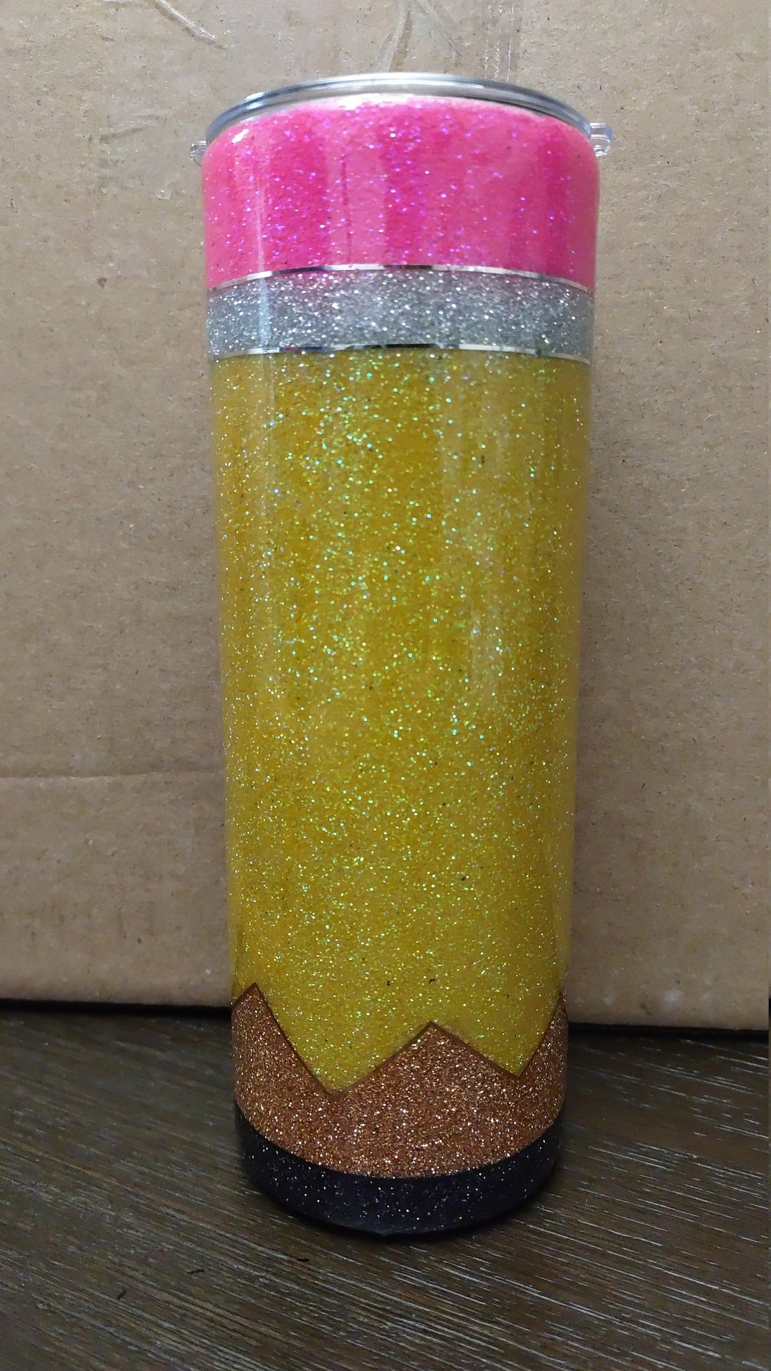 Pencil Epoxy Tumbler Teacher Gift Personalized Pencil Tumbler Teacher ...