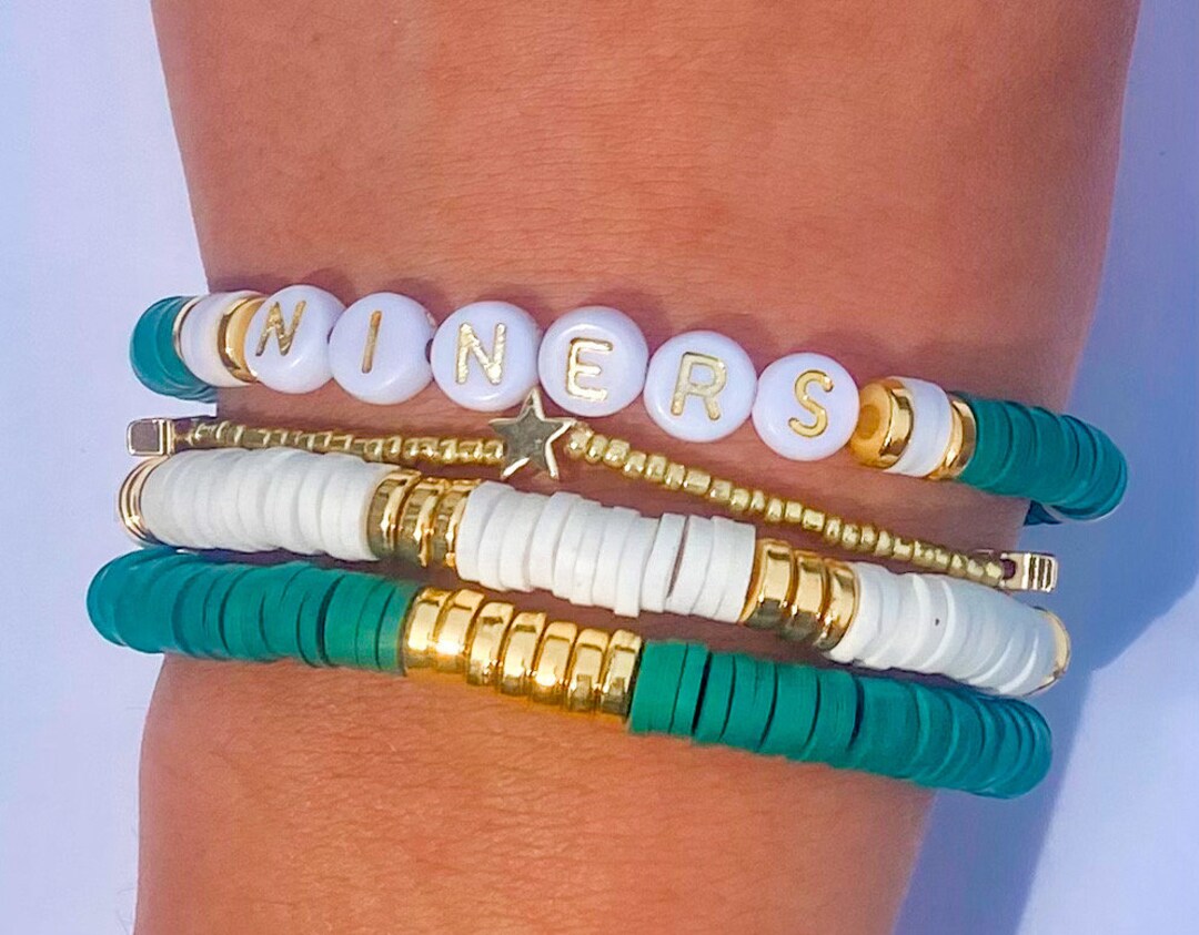 Charlotte Niners UNC Charlotte 49ers Bracelet Set - Etsy