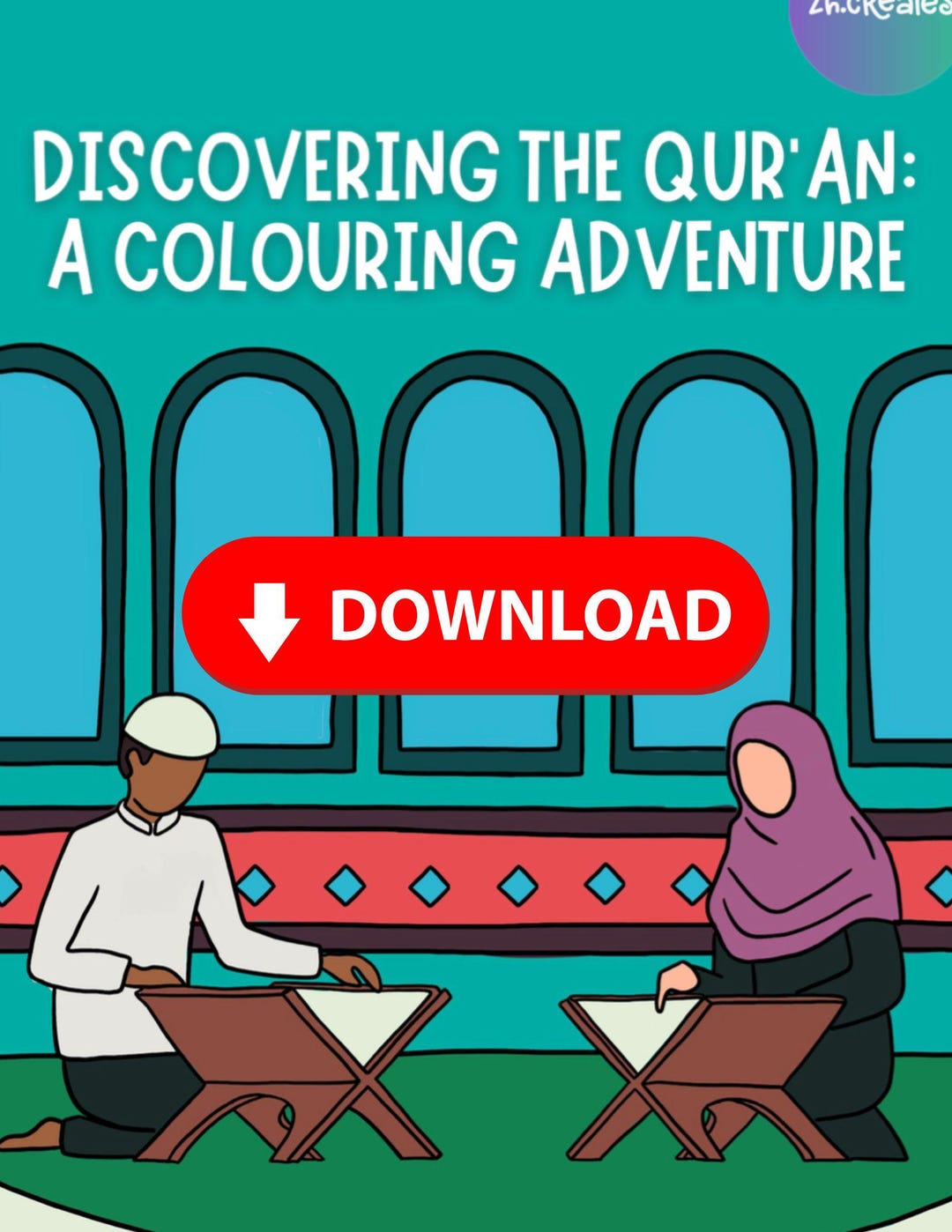 Discovering the Qur'an: A Colouring Adventure | Digital Download ...