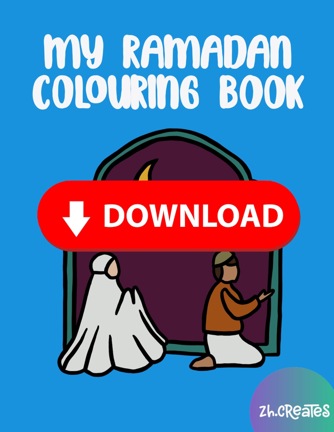 Shia Ramadan Colouring Book | Ramadhan Coloring Book | Digital Download ...