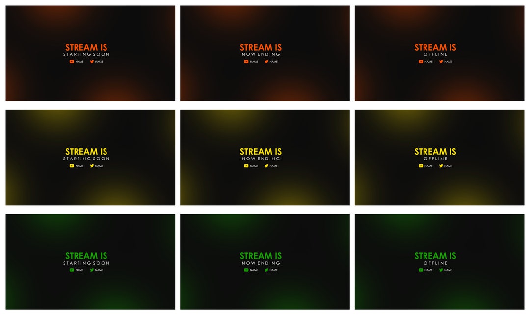 Twitch Screens - Etsy