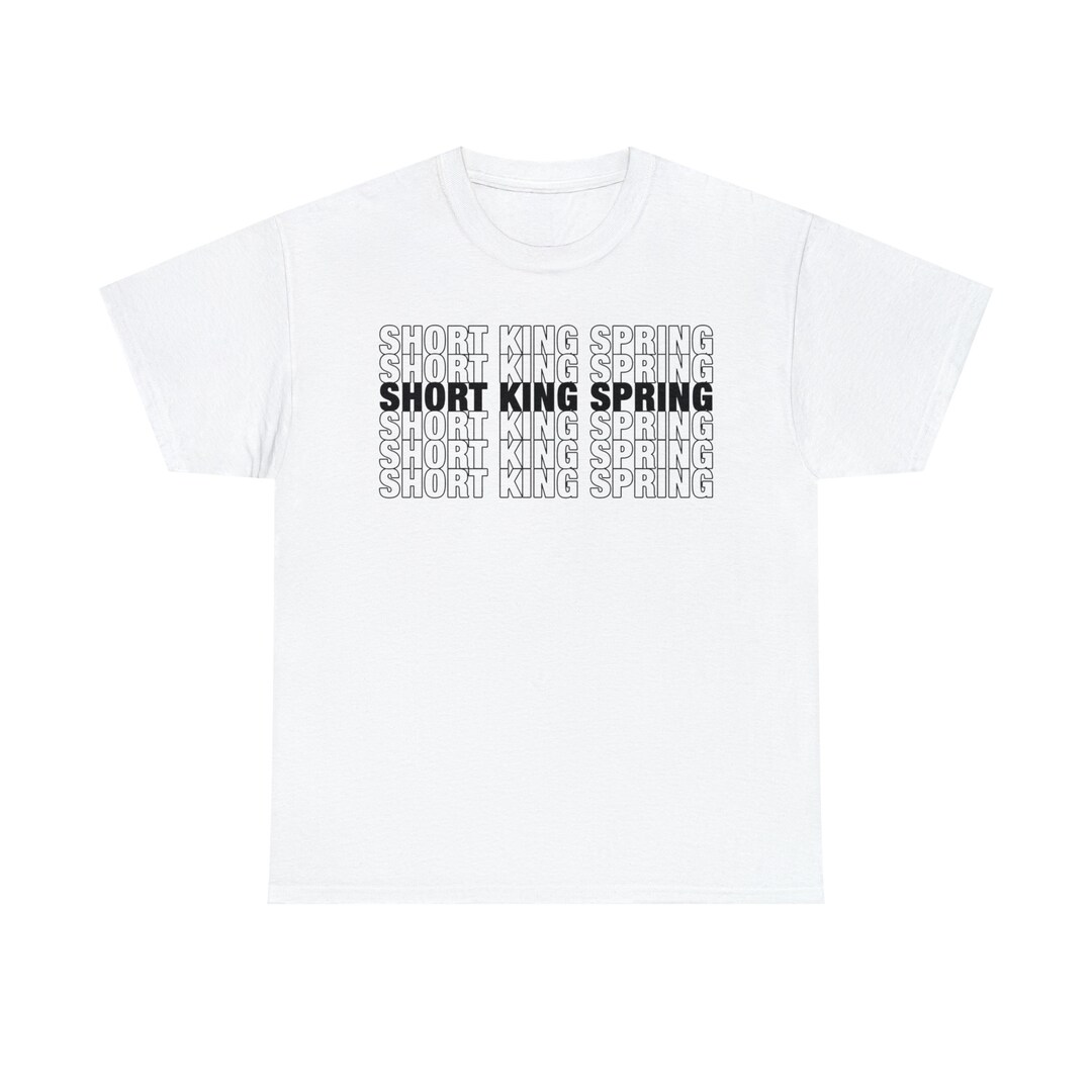 SHORT KING SPRING Black Font - Etsy