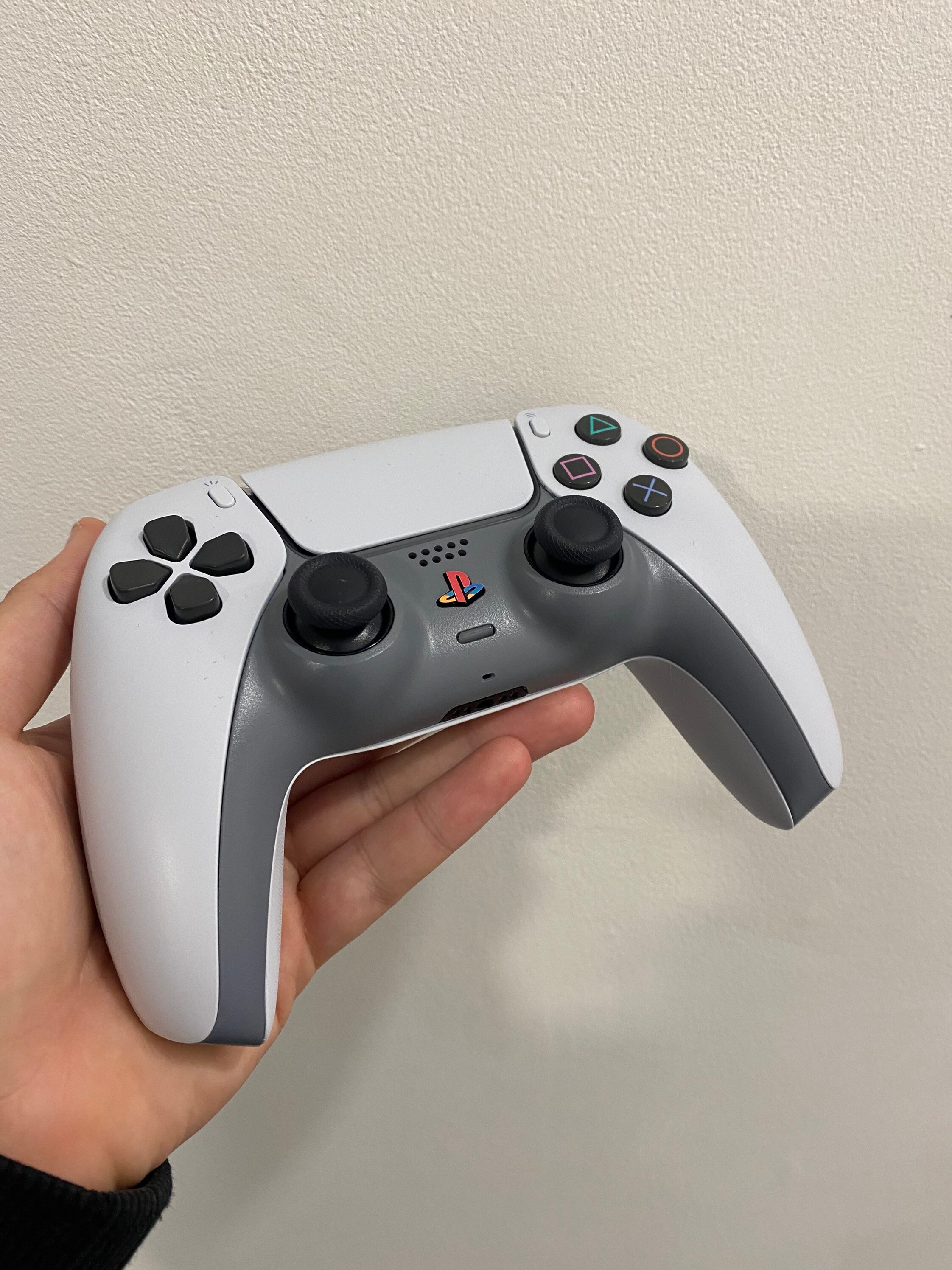 Original Custom Retro PS1 White & Grey Style PS5 Controller - Etsy UK