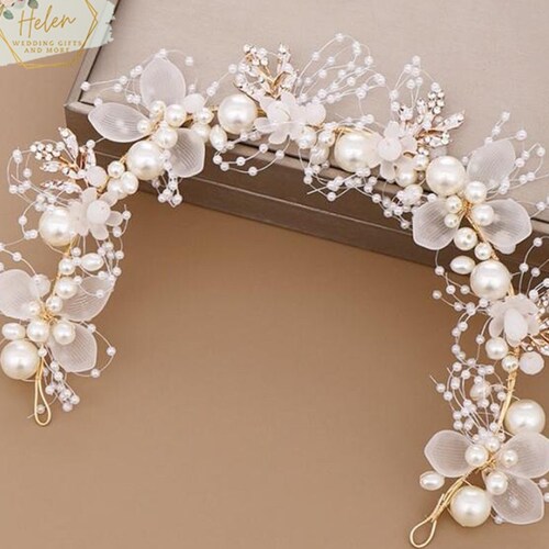 Gold Flower Girl Crown - Etsy