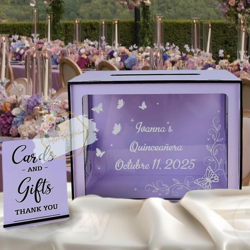 Quinceanera Card Box - Etsy