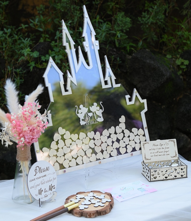 Wonderland Castle Guest Book Drop Box Personalized Castle - Etsy