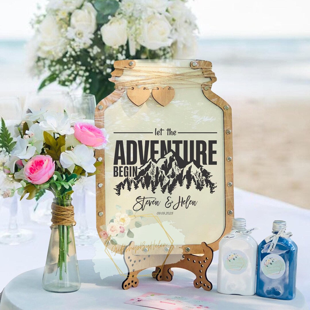 Personalized Unity Sand Ceremony Set for Wedding, Wedding Unity Sand ...