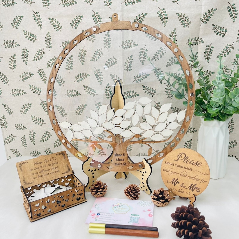 Tree Wedding Guest Book Alternative Wedding Guest Book Tree - Etsy