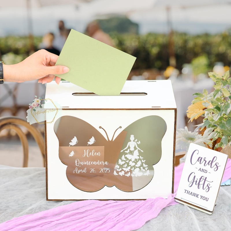 Quinceanera Card Box - Etsy