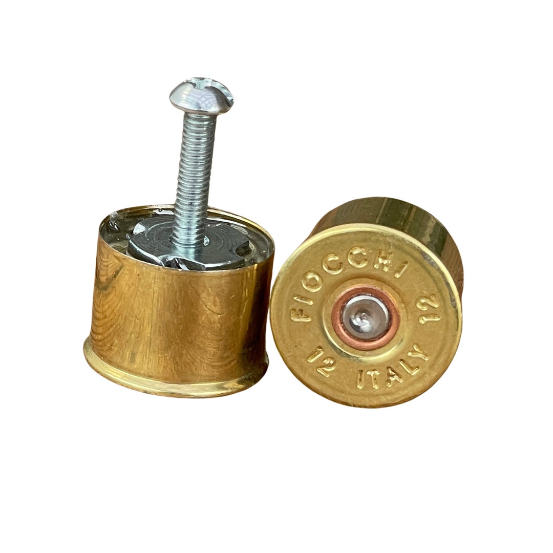 Handmade 12 Gauge Shotgun Shell Drawer & Cabinet Knobs – Add a Touch of ...