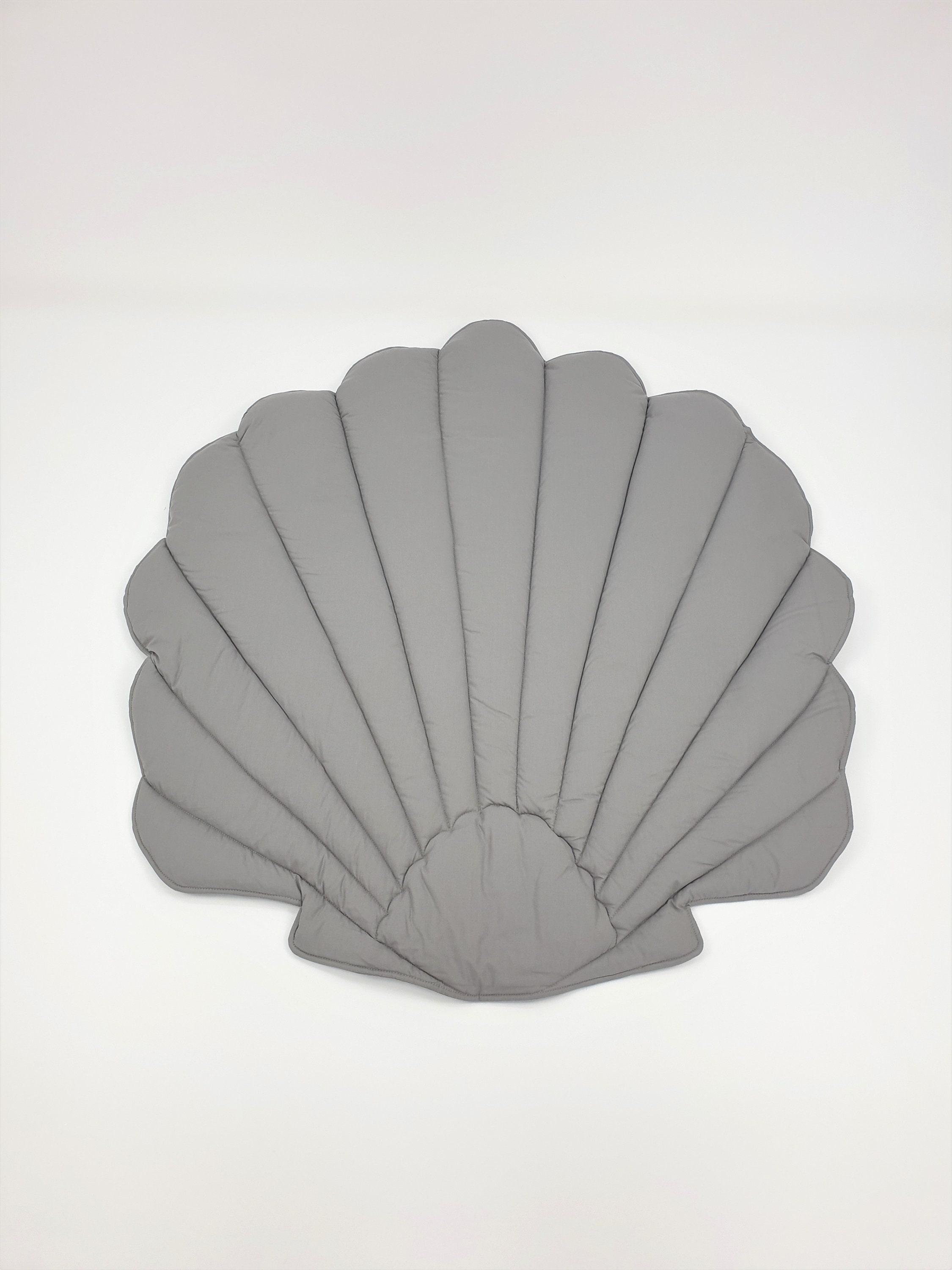 Gray Seashell Play Mat Decorative Floor Mat Baby Play Mat - Etsy