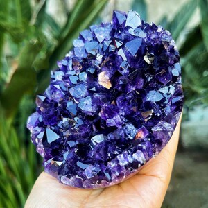 1.7LB AAA Deep Purple Uruguayan Amethyst Rosette Geode Amethyst Geode ...