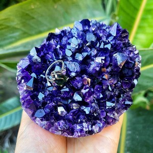 1.7LB AAA Deep Purple Uruguayan Amethyst Rosette Geode Amethyst Geode ...