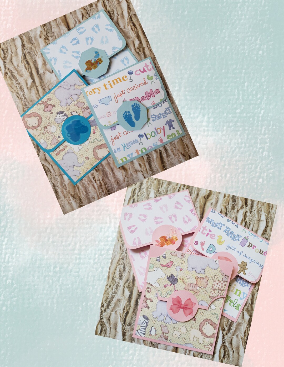 Baby Gift Card / Baby Gift Card Holder / Gift Card / Baby Boy / Baby ...