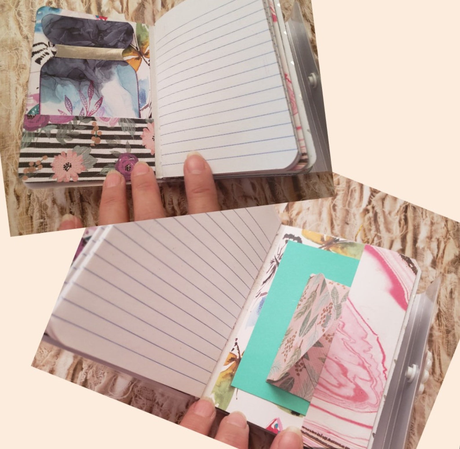 Mini Travelers Notebook / Micro Notebook / miniature notebook/ | Etsy