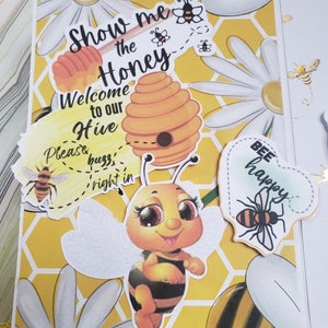 Honey Bee / Flip Book / Pocket Book / Folio / Journal / Happy Mail Idea ...