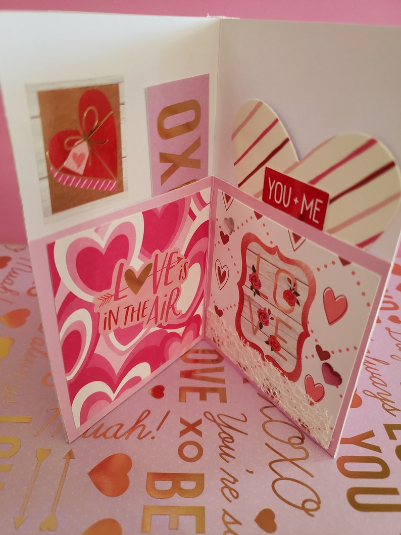 Valentines Gift Card Flip Book / Gift Card Holder / Flip Book - Etsy