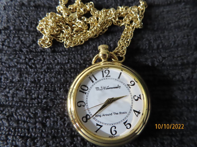 M. I. Hummel ring Around the Rosie Pendant Watch - Etsy
