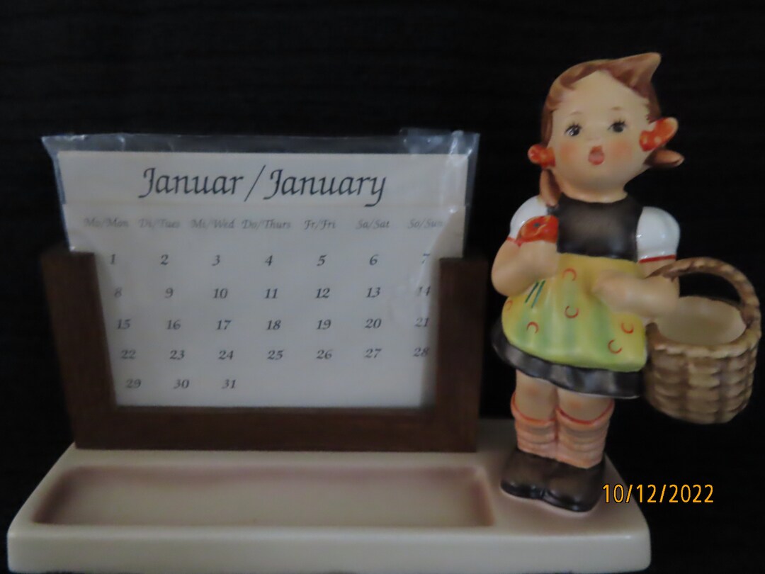 Goebel M I Hummel sister Perpetual Calendar - Etsy