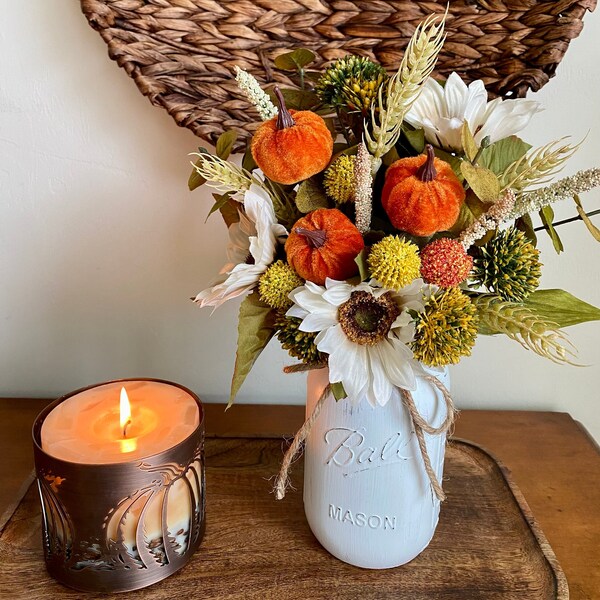 Fall Mason Jar Centerpieces - Etsy