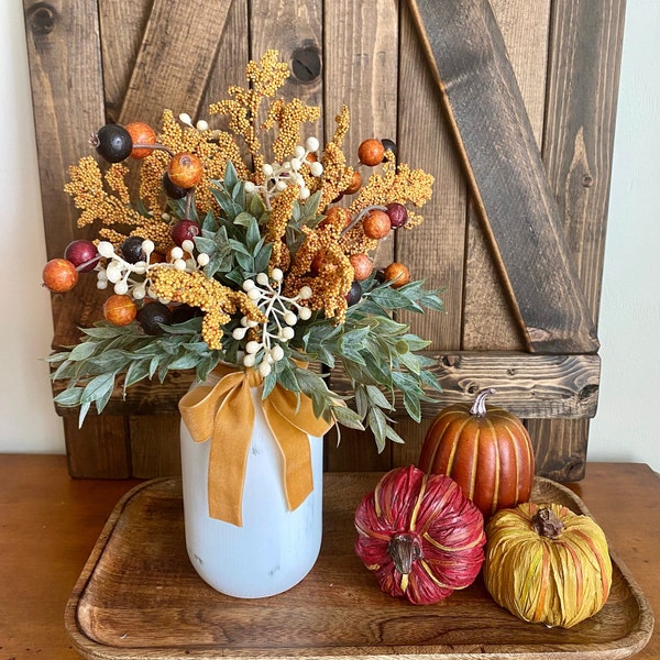 Fall Mason Jar Centerpieces - Etsy