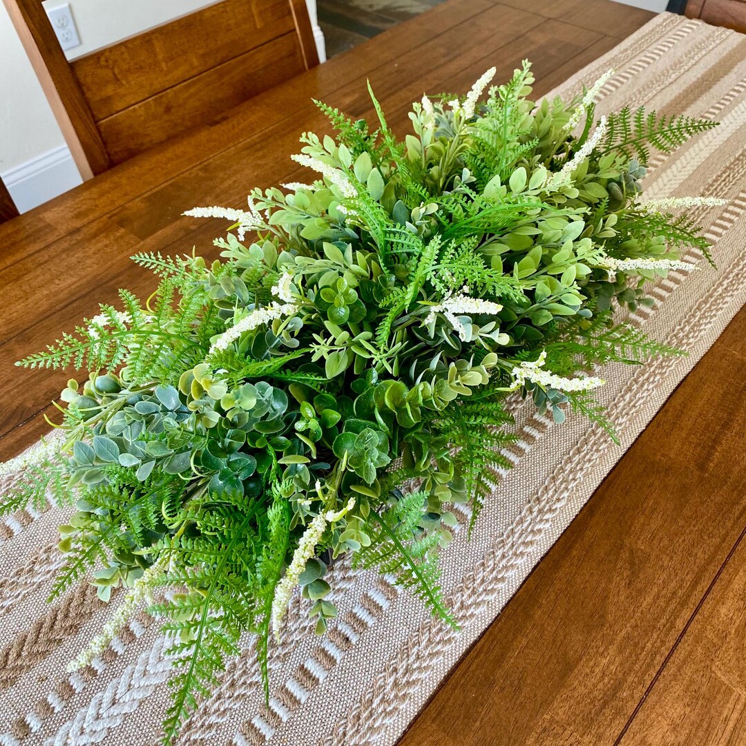 Year Round Centerpieces, Farmhouse Eucalyptus Arrangement, Everyday ...